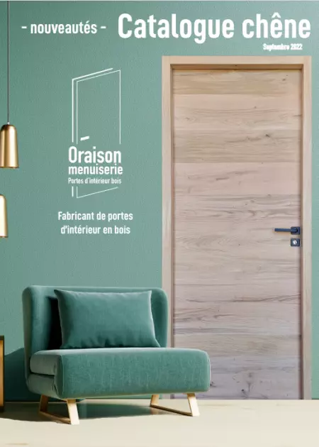 Nouvelle gamme de portes en chêne par la marque ORAISON MENUISERIE